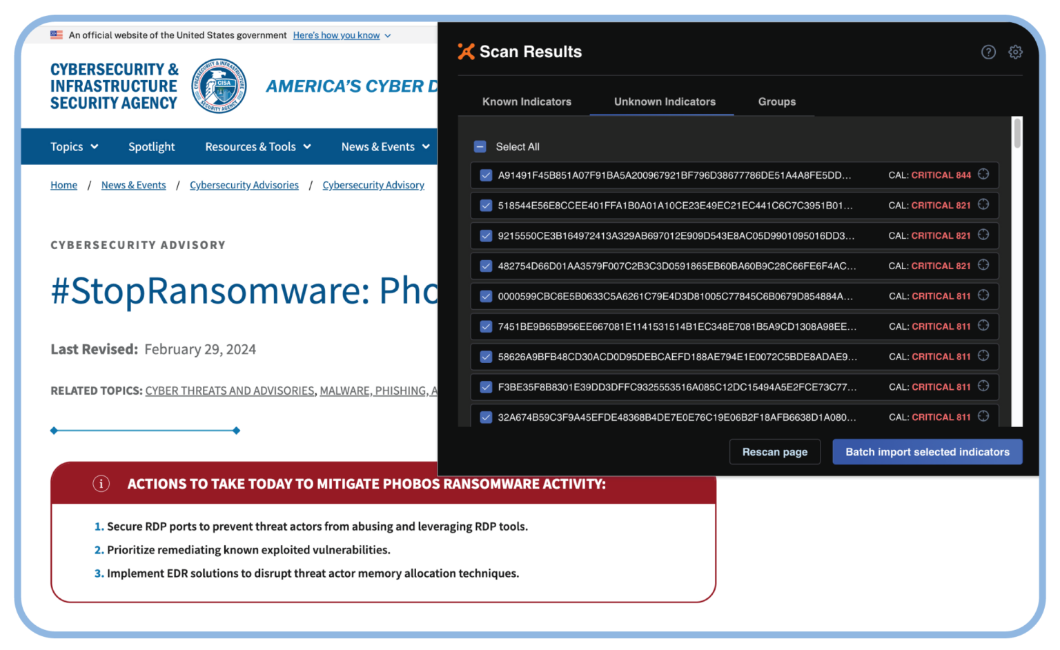 Unified Threat Library | Cyber Threat Library
